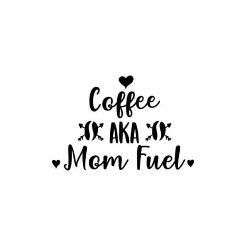 Download Coffee Aka Mom Fuel Logo with Two Donuts Quotes Online ...