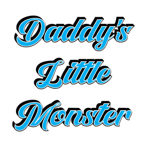 Download Daddy's Little Monster White Background with Teddy Bears ...