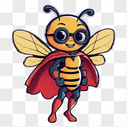Download Cartoon Bee Superhero - Protect the Honeybees Cartoons Online ...