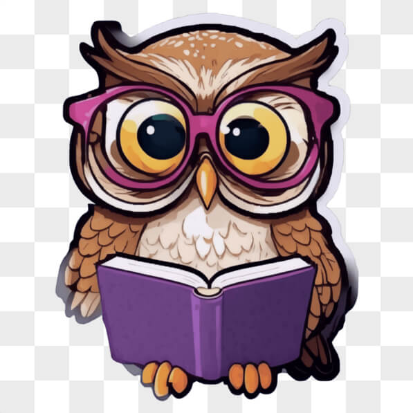 Download Owl with Glasses Reading a Book - Promoting Children's ...
