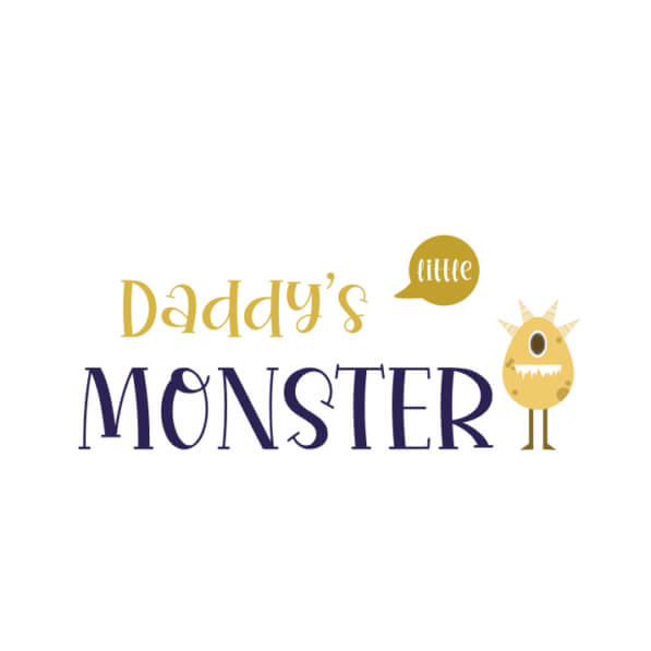 Download Daddy's Monster Logo for Children Interested in Dinosaurs ...