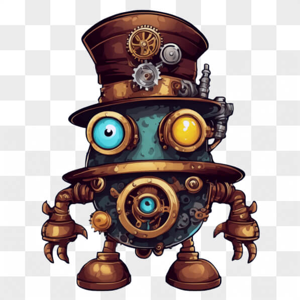 Scarica Personaggio Steampunk intrigante per disegni su magliette e poster Cartoons Online ...