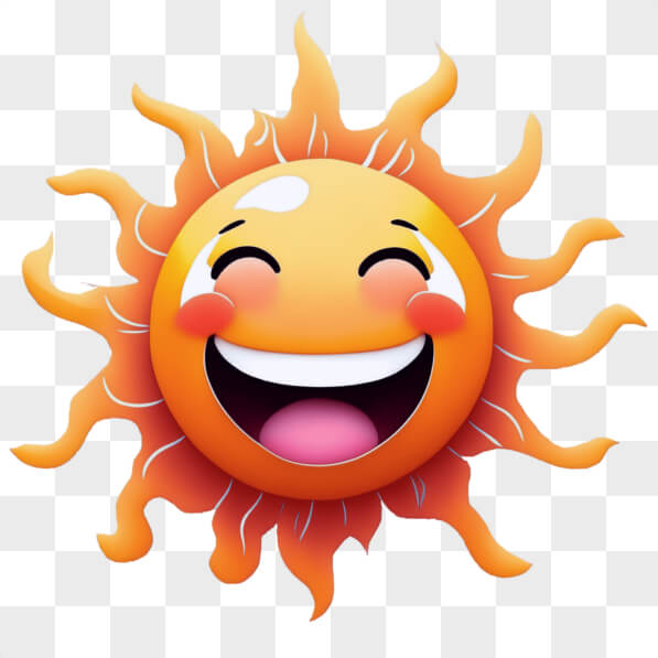 Baixe Sol Sorridente com Emoções Positivas PNGs - Creative Fabrica