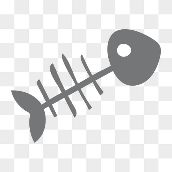 Download Minimalistic Fish Bone Icon for Different Types of Fishes PNGs ...
