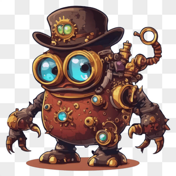 Download Steampunk Cartoon Character with Computer Graphics Cartoons ...