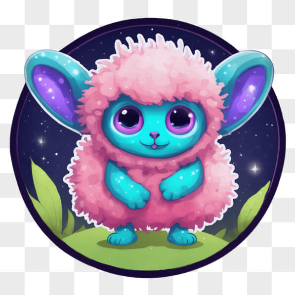 Descarga Oveja Rosa con Ojos Azules en el Cielo Nocturno Cartoons En ...