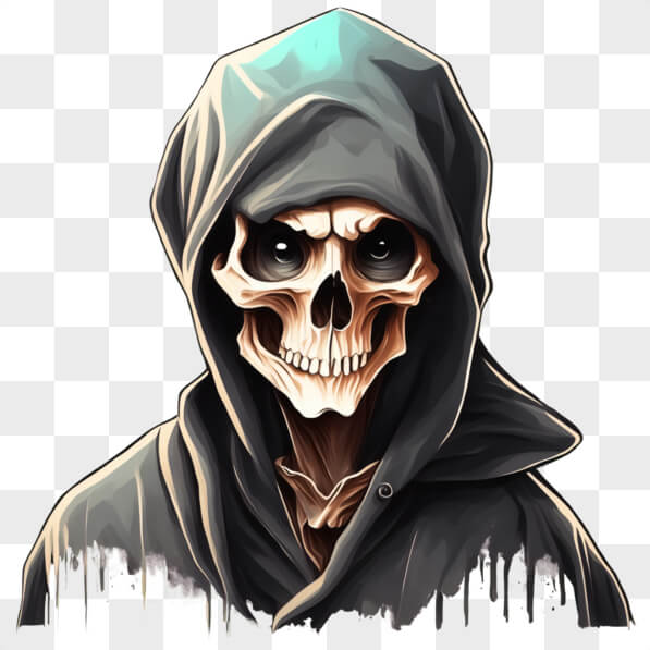 Download Grimacing Skeleton in Dark Background PNG Online - Creative ...