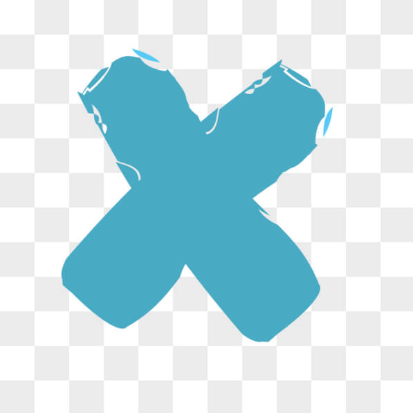 Download Blue X-Shaped Bandages Illustration PNG Online - Creative Fabrica
