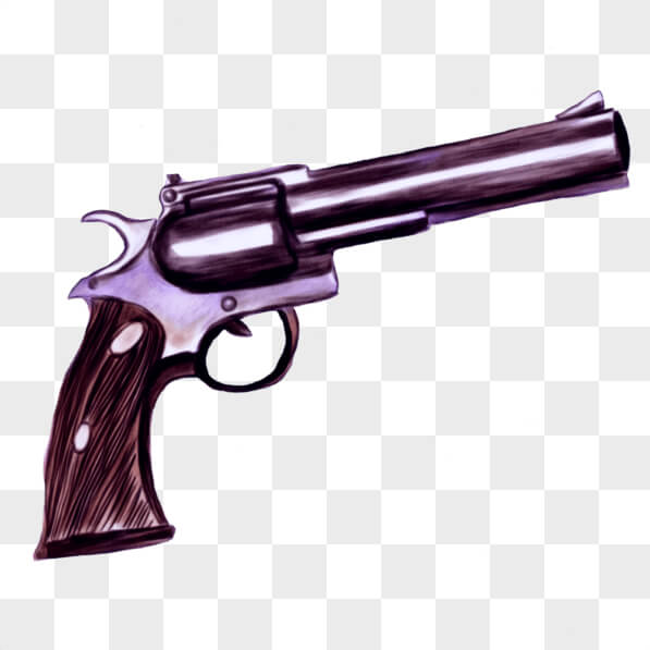 Download Black and Silver Revolver PNGs Online - Creative Fabrica