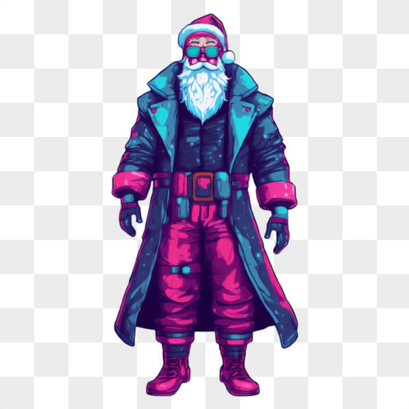 Download Cyberpunk Santa Claus Concept Image Cartoons Online - Creative ...