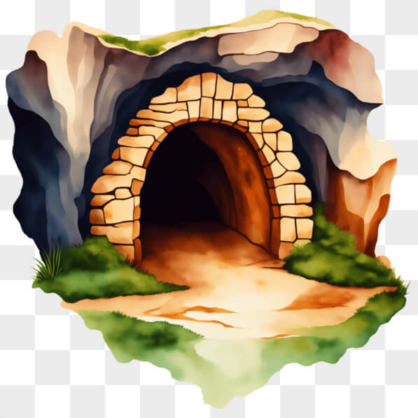 Download Stone Cave Illustration Background PNGs Online - Creative Fabrica