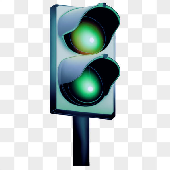 Download Traffic light with two green lights PNGs Online - Creative Fabrica