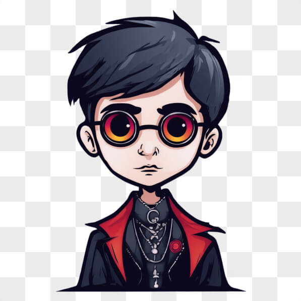 Download Cartoon Character with Red Glasses Cartoons Online - Creative ...