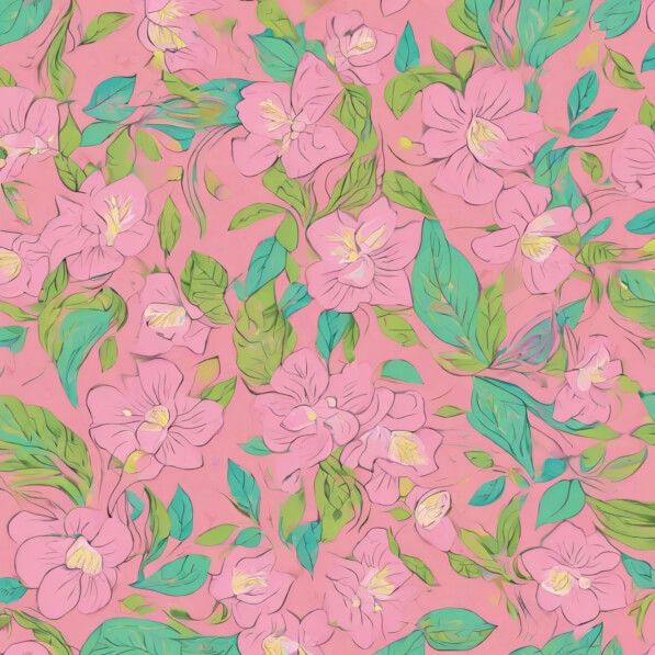 Download Seamless Pink Flower Pattern Backgrounds Online - Creative Fabrica