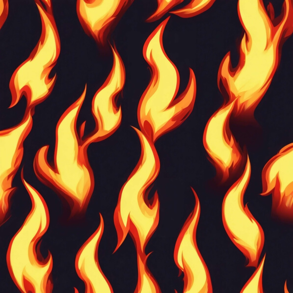 Download Seamless Yellow Flames Pattern Backgrounds Online - Creative ...