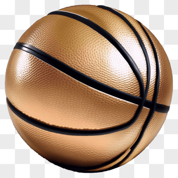 Download Luxurious Gold Basketball Ball PNGs Online - Creative Fabrica