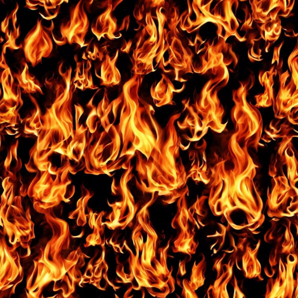 Download Seamless Fire Flames Pattern on Black Background Backgrounds ...