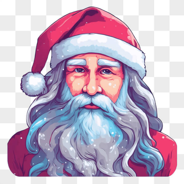 Download Joyful Santa Claus Portrait for Christmas Promotion Cartoons ...