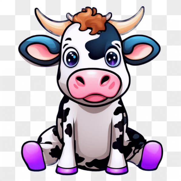 Download Curious Cartoon Cow Cartoons Online - Creative Fabrica