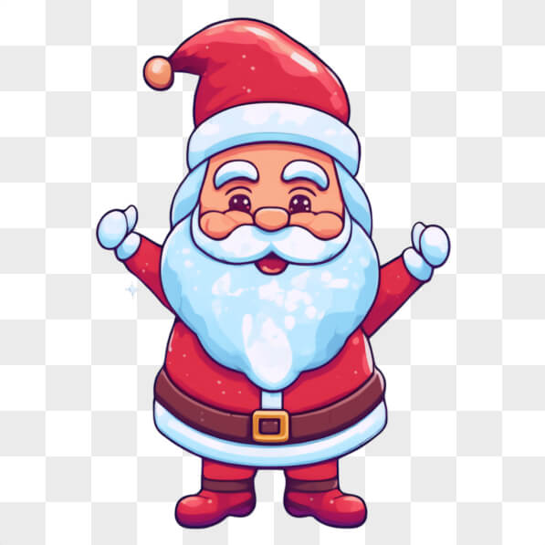 Download Cartoon Santa Claus with outstretched arms Cartoons Online ...