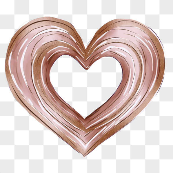 Download Heart-shaped Copper Wire Object PNGs Online - Creative Fabrica