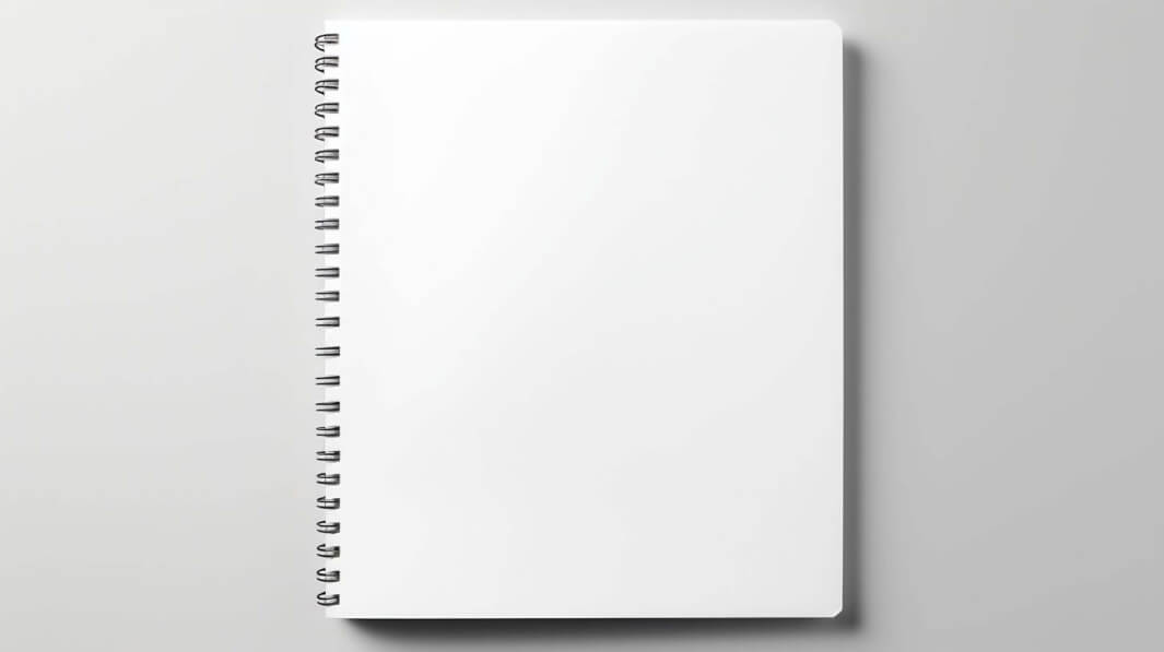 Download White Spiral Notebook for Notes and Ideas Mockups Online ...
