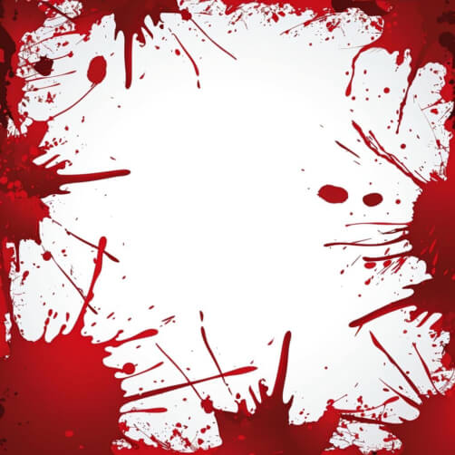 Download Abstract Image: Black Background with Red Blood Splatters ...