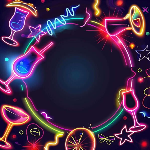 Download Colorful Neon Party Background Backgrounds Online - Creative ...