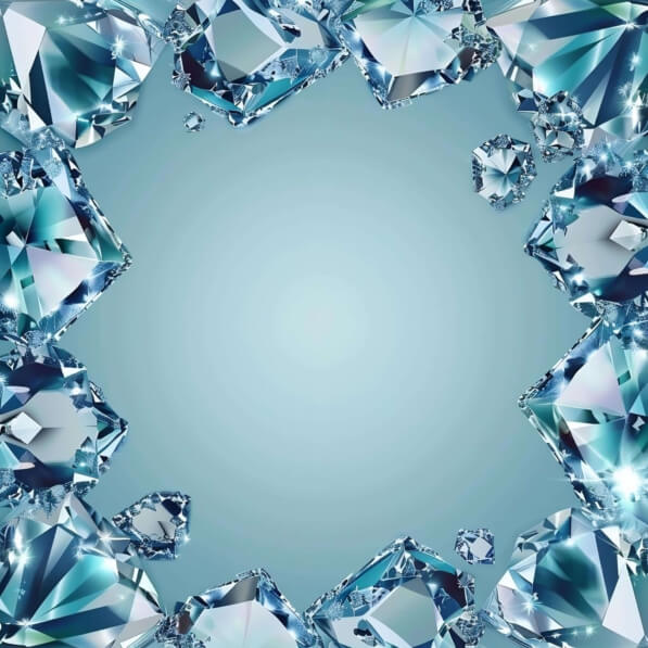 Download Diamond Octagon Frame on Blue Background Backgrounds Online ...