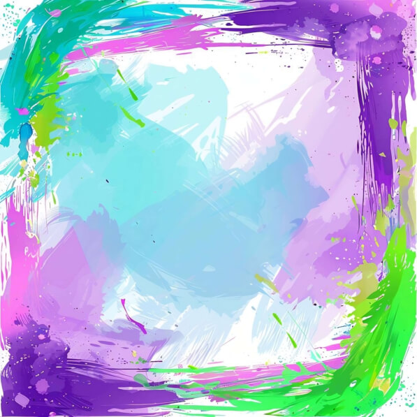 Download Colorful Abstract Paint Splatter Frame Backgrounds Online ...
