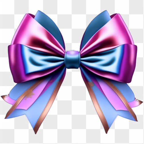 Download Versatile Pink and Blue Bow PNGs Online - Creative Fabrica