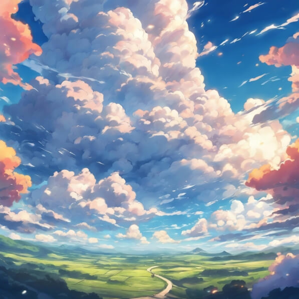 Download Serene Landscape with Clouds and Open Field Backgrounds Online ...