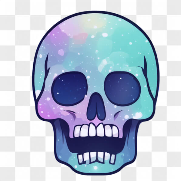 Download Colorful Painted Skull Cartoons Online - Creative Fabrica