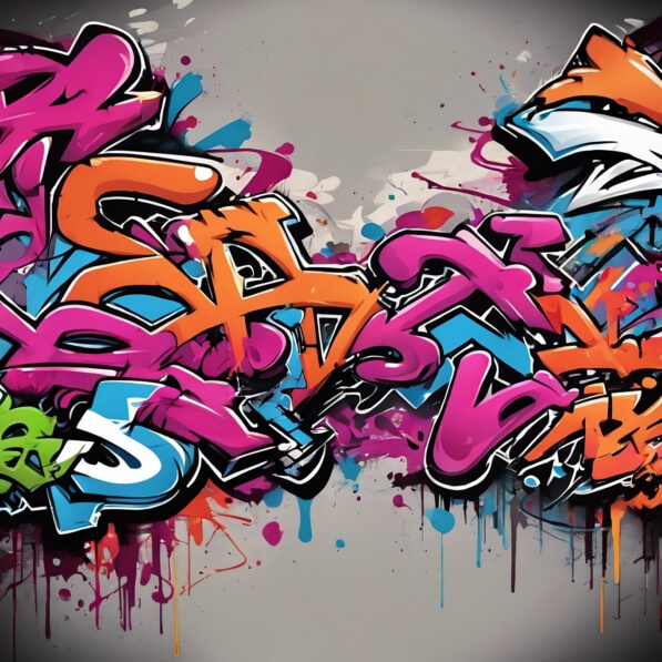 Download Colorful Graffiti Wall Backgrounds Online - Creative Fabrica