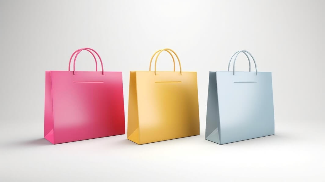 Download Colorful Paper Shopping Bags Mockups Online - Creative Fabrica