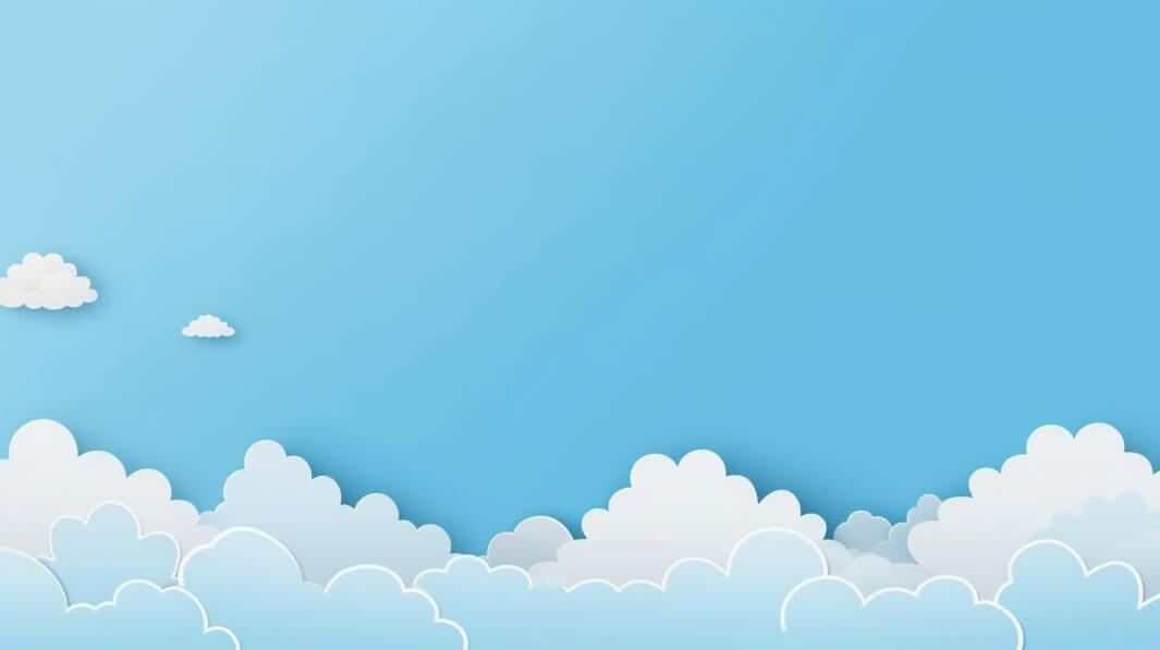 Download Blue Sky with Paper Cutout Clouds and Small Planes Backgrounds ...