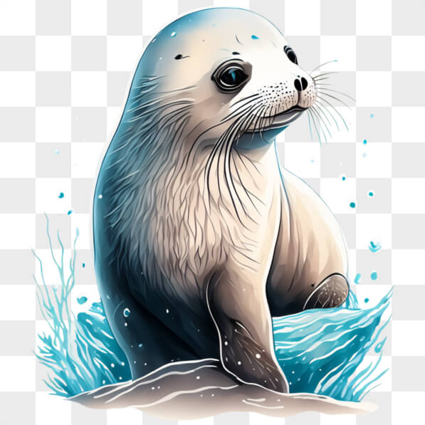 Baixe Pequena Foca na Água: Provavelmente Orca PNGs - Creative Fabrica