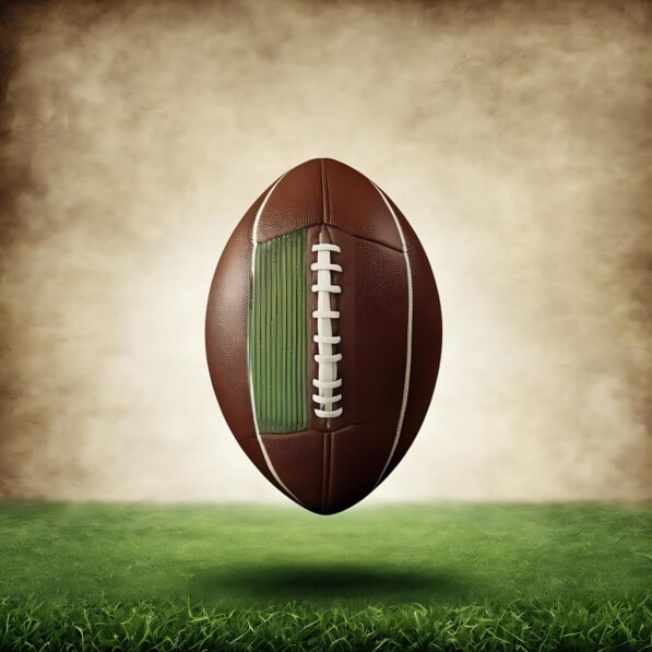 Download Brown Leather Football Floating in the Air Backgrounds Online ...
