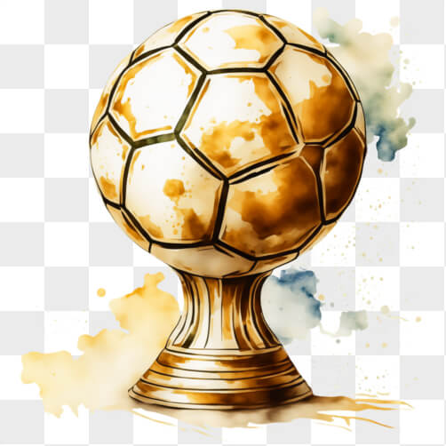 Gold Soccer Ball PNG - Download Free & Premium Transparent Gold Soccer ...