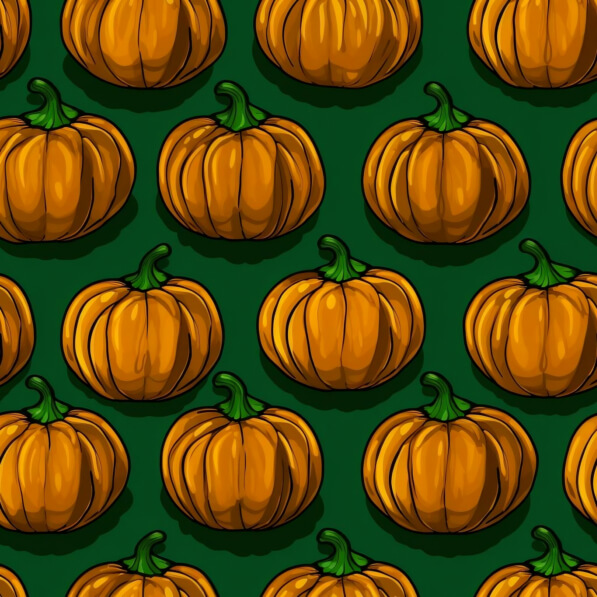 Download Fall Pumpkin Pattern Patterns Online - Creative Fabrica