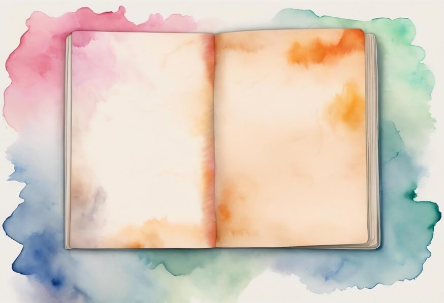 Download Open Book with Colorful Watercolor Splashes Backgrounds Online ...