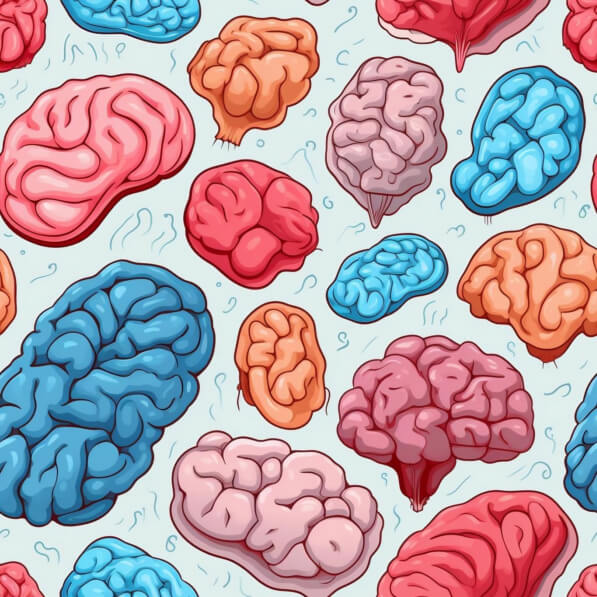 Download Educational Brain Pattern Patterns Online - Creative Fabrica