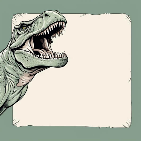 Download T-Rex Dinosaur with Blank Paper Backgrounds Online - Creative ...