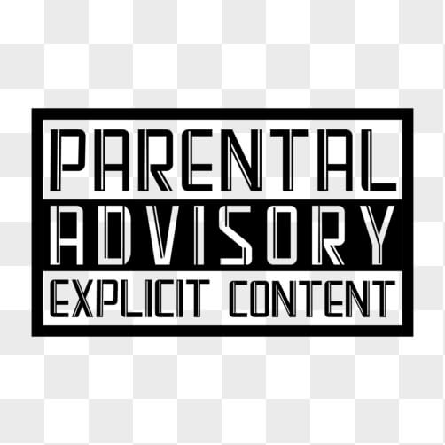 Download Parental Advisory Explicit Content Logo PNGs Online - Creative ...