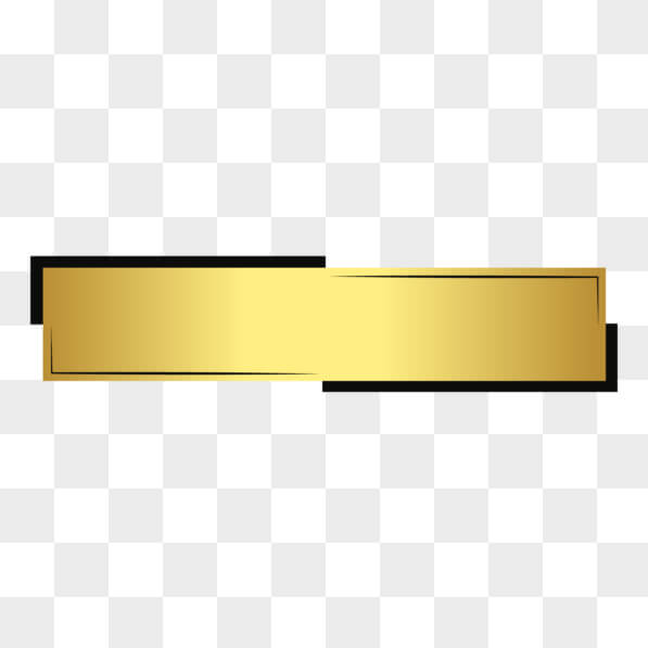Descarga Barra de Oro con Franja Negra PNGs En Línea - Creative Fabrica