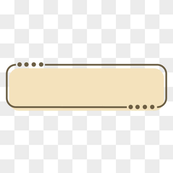 Download Simple Beige Banner with Empty Space PNGs Online - Creative ...