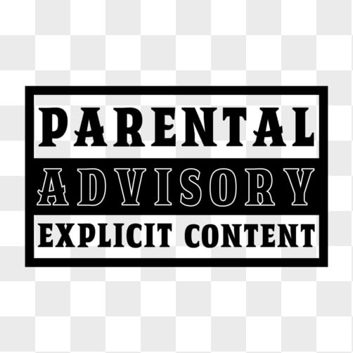 Download Parental Advisory Explicit Content Logo PNGs Online - Creative ...
