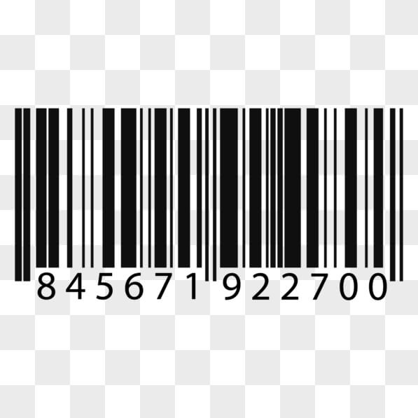 Download Barcode with Numbers and Letters PNGs Online - Creative Fabrica