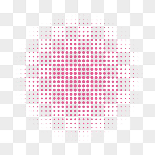 Download Pink Dotted Circle on White Background PNGs Online - Creative ...