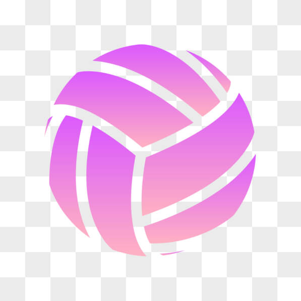 Scarica Palla da pallavolo rosa e viola su sfondo nero PNGs Online ...